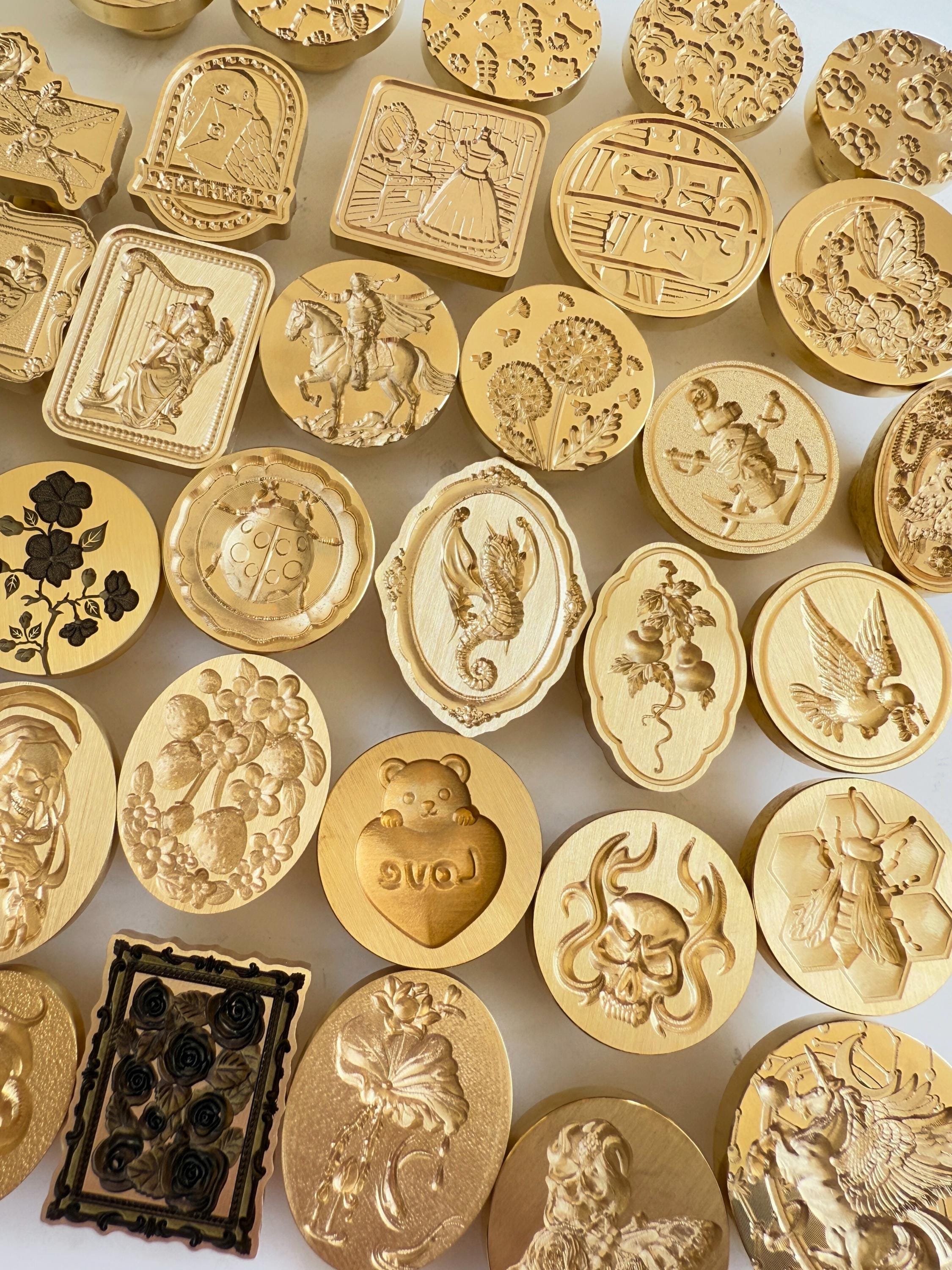 Wax Seal Stamps, 30 STYLES, Head Only, Assorted Styles, DIY Crafting ...