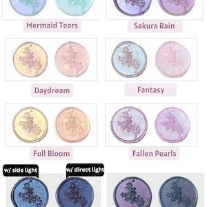 Premium Fantasy Wax Seal Beads, Pearlescent Glitter Flower Wax Beads ...