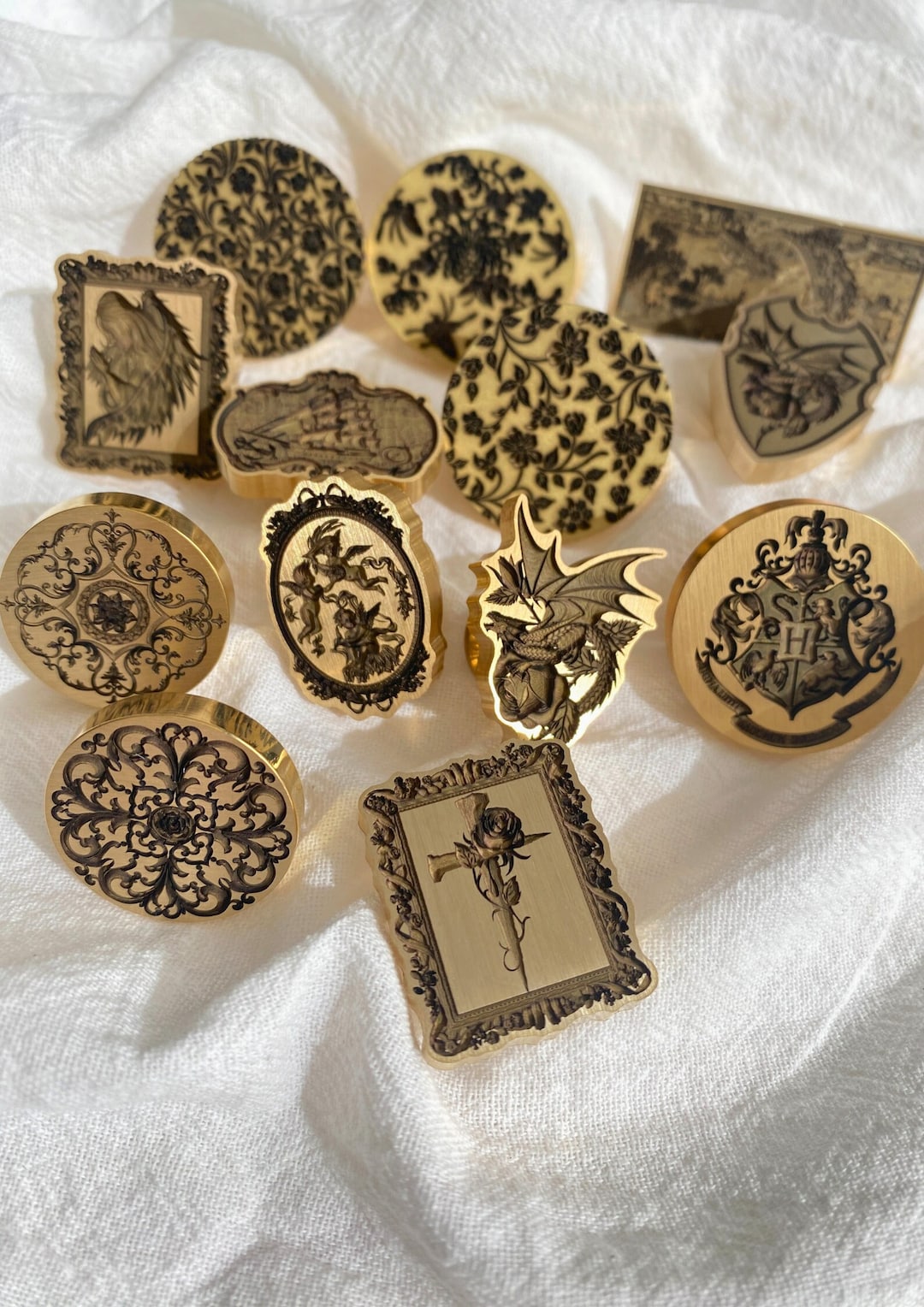 3D Wax Seal Stamps, Laser Engraved Wax Stamps, HEAD ONLY, Dragons ...