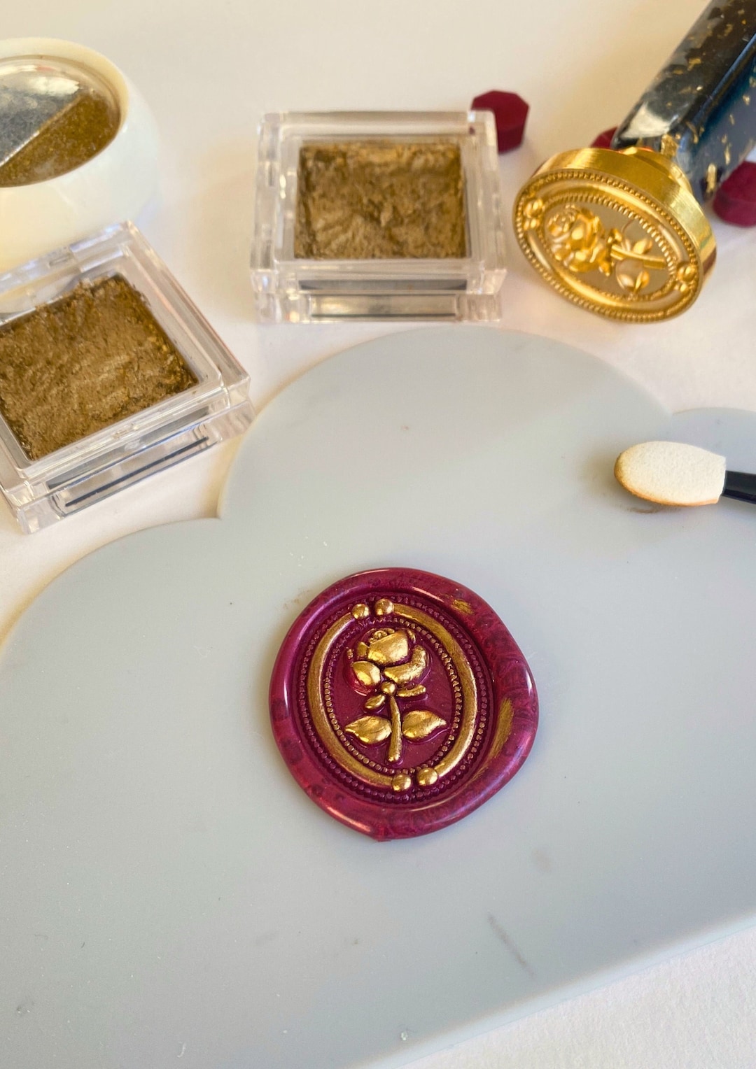 Wax Seal Coloring Tools, Wax Seal Gold Silver Powder, Wax Seal Gold ...