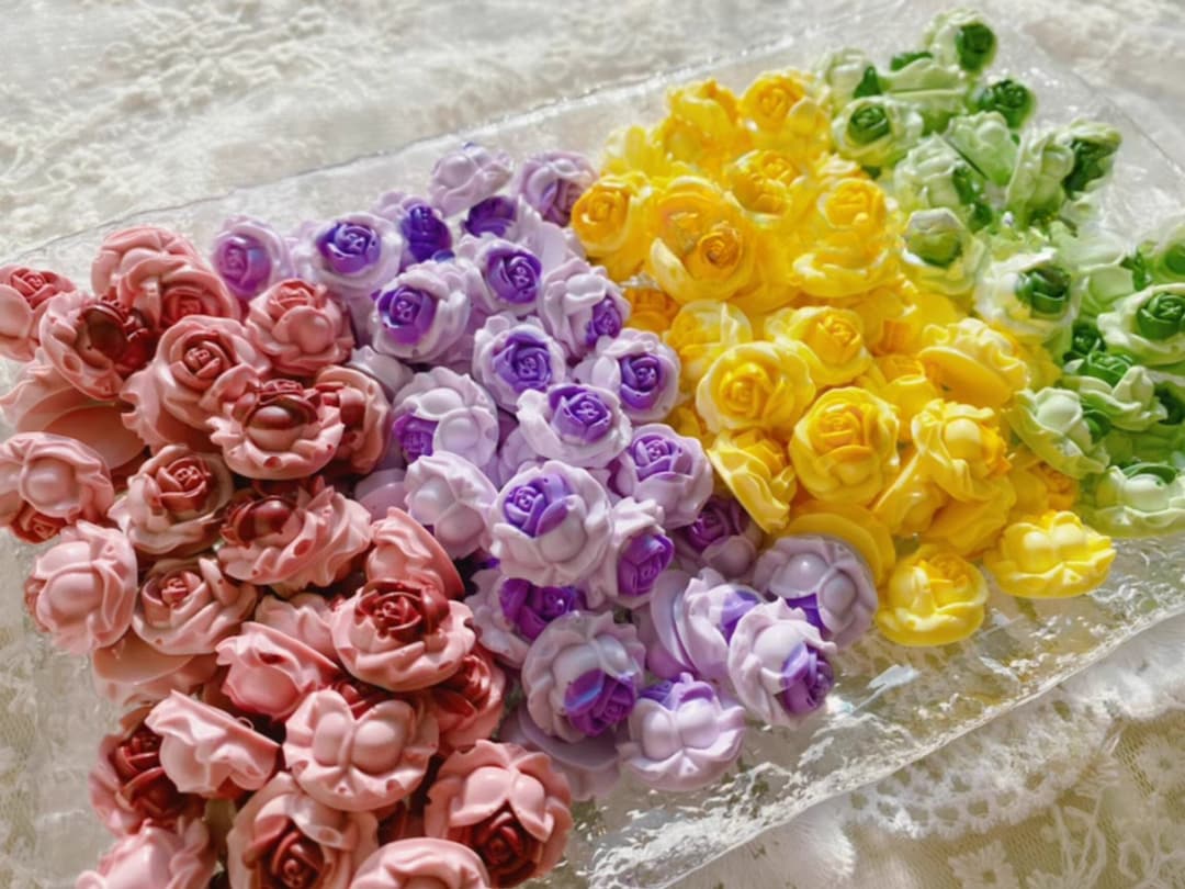 Premium Rose Sealing Wax Beads, Handmade Sealing Wax Roses, Jumbo Wax ...