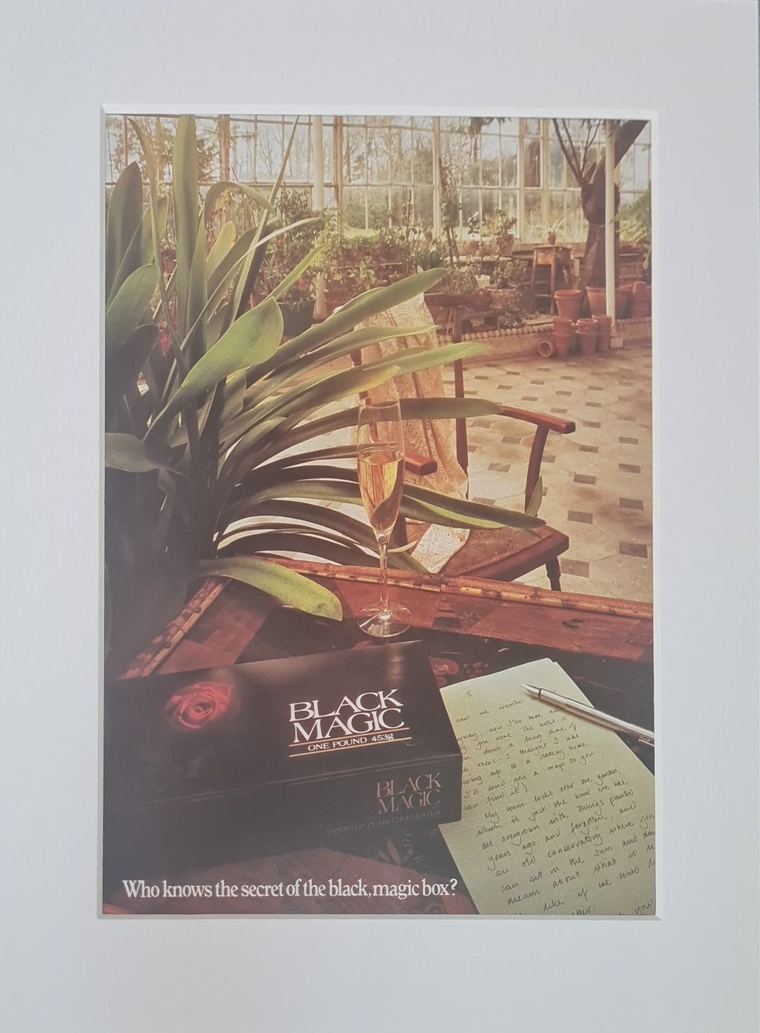 1976 Black Magic Box of Chocolates Original Full Page Vintage Magazine ...