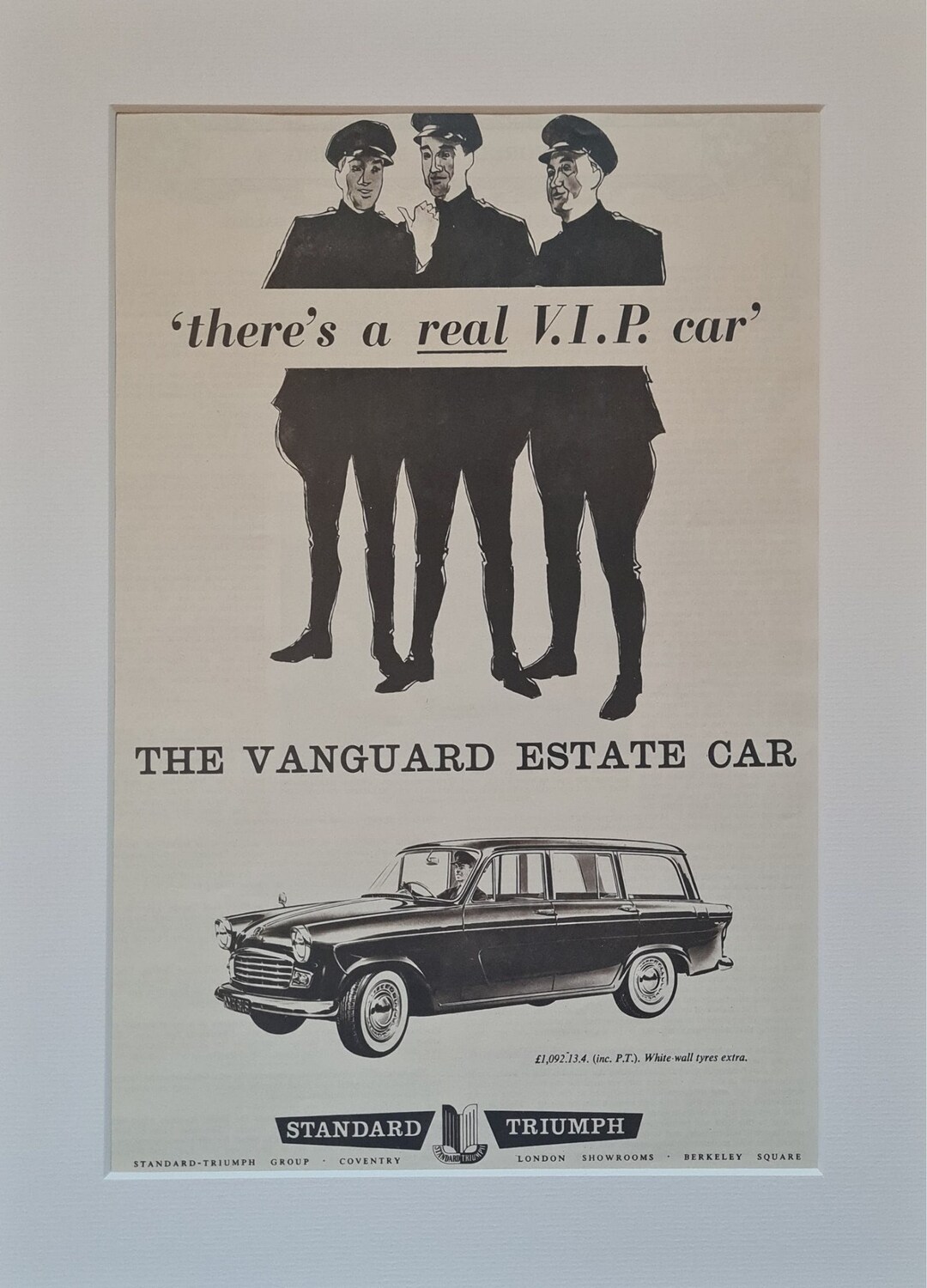 1960 Standard Triumph Vanguard Estate Car Original Full Page Vintage ...