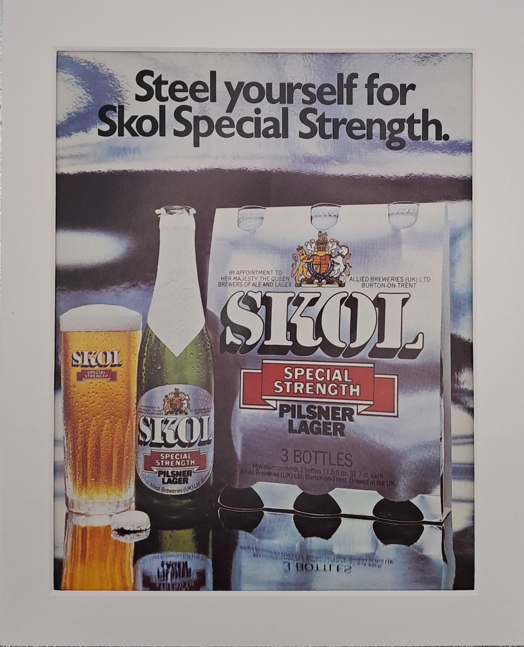 1974 Skol Special Strength Pilsner Lager Original Full Page Vintage ...