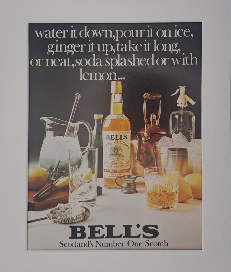1976 Bell's Scotch Whisky Original Full Page Vintage Magazine ...