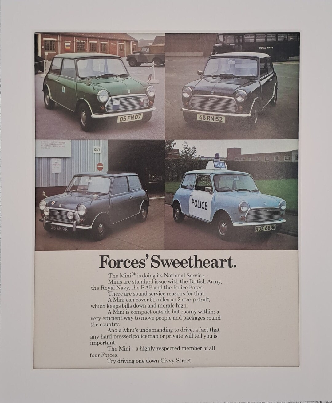 1975 British Leyland Mini Car Original Full Page Vintage Magazine ...