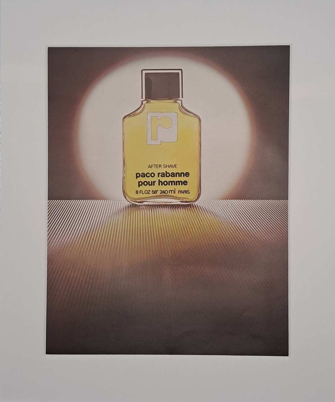 1977 Paco Rabanne, Pour Homme, After Shave Original Vintage Full Page ...