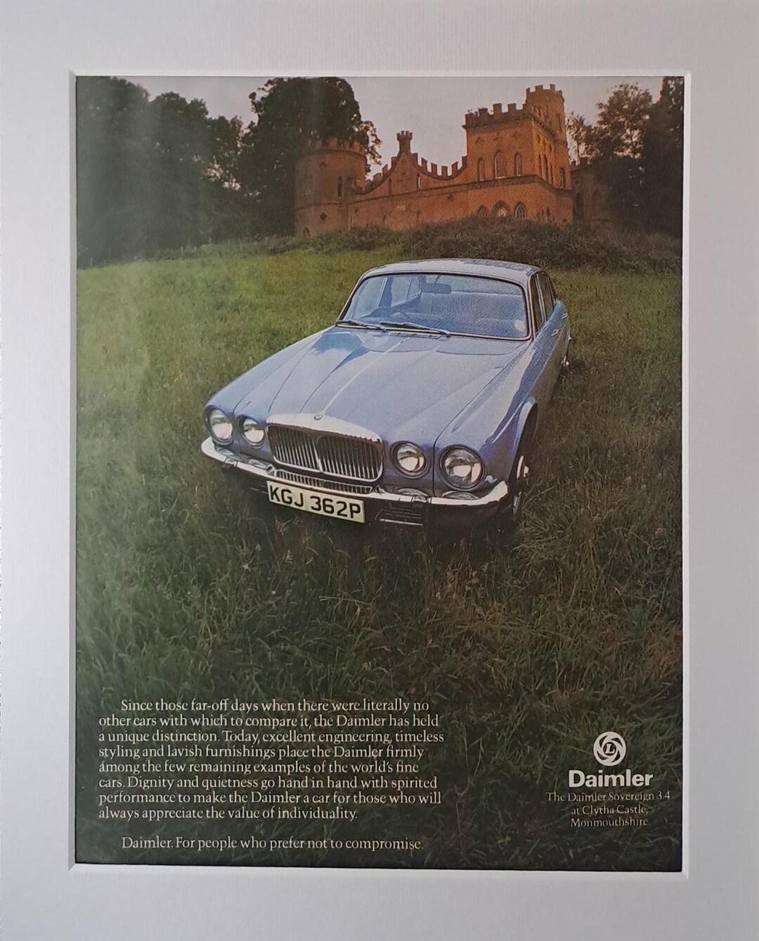 1975 Daimler Sovereign 3.4 Car Original Full Page Vintage Magazine ...