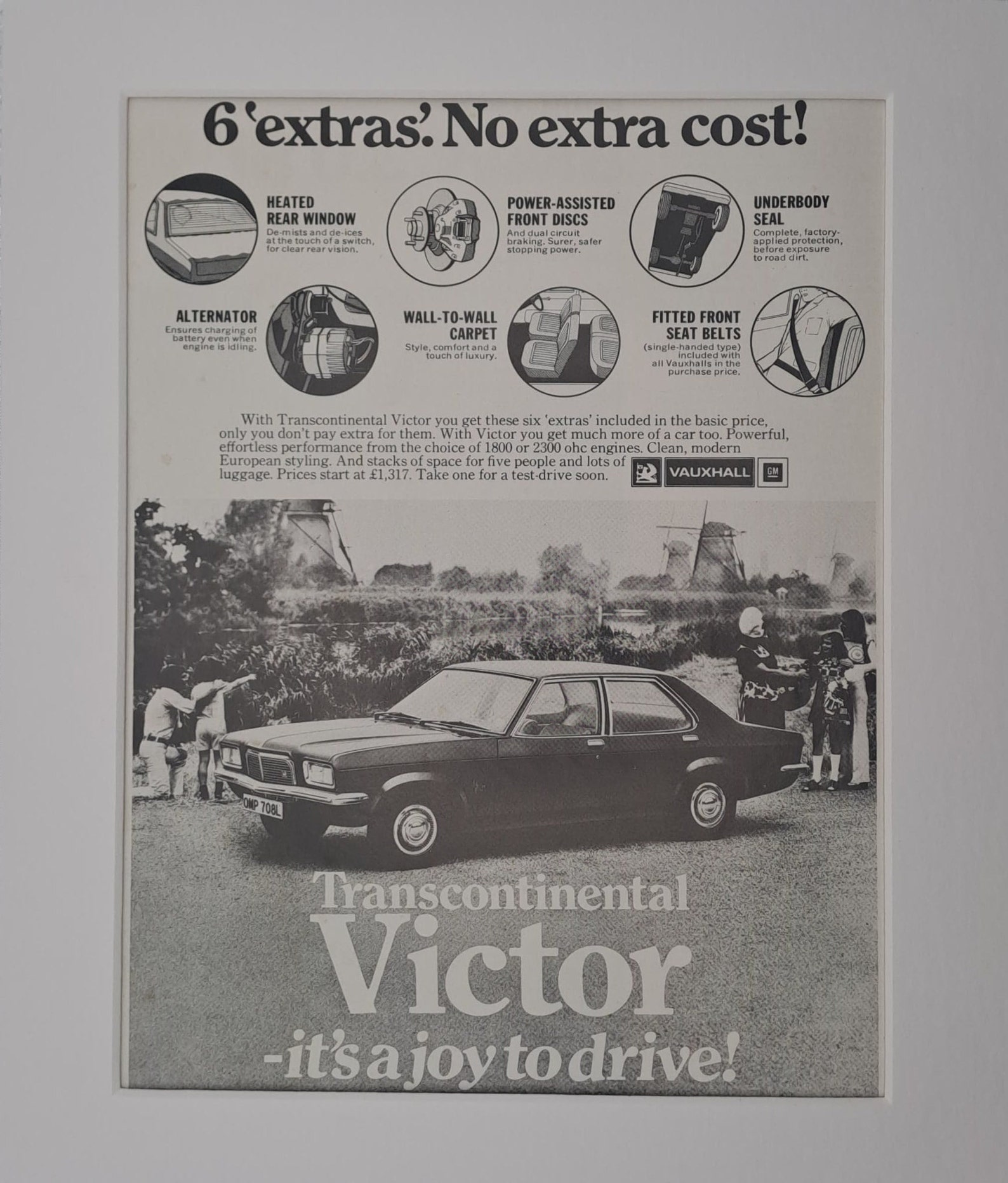 1973 Vauxhall Victor Car Original Full Page Vintage Magazine ...