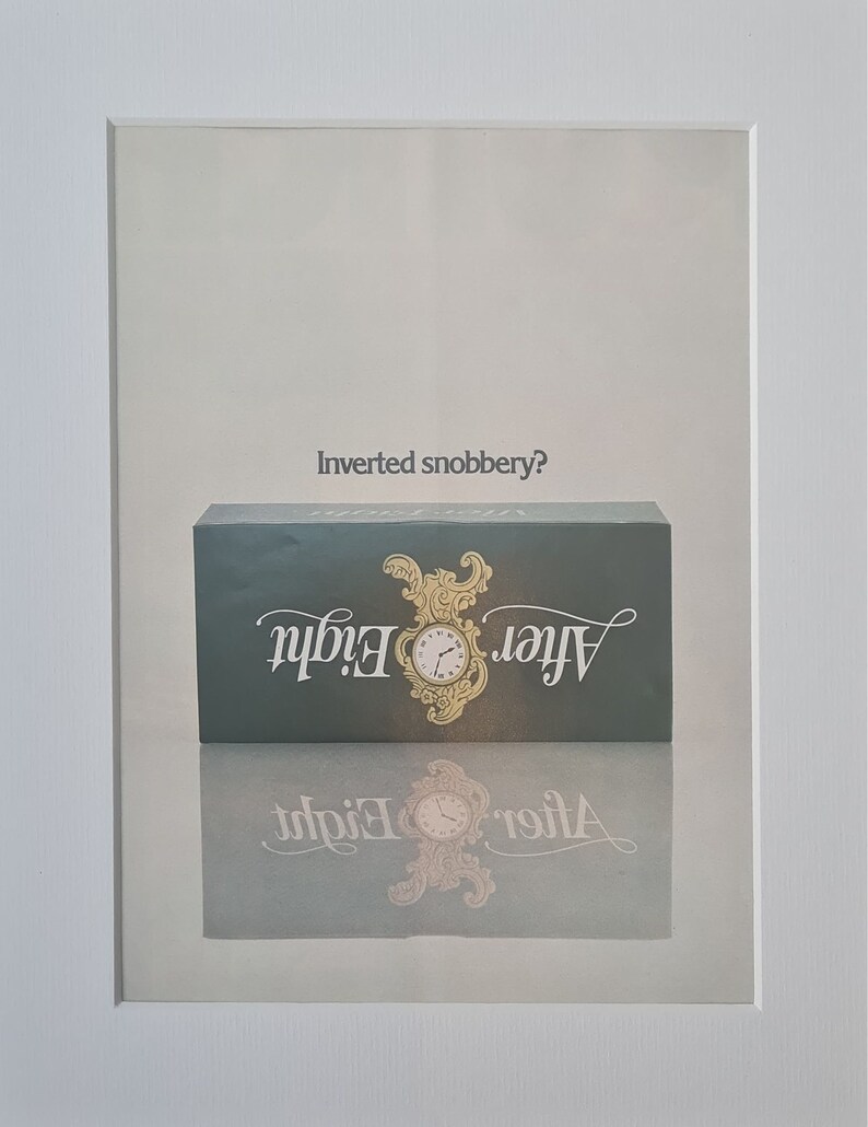 1978 After Eight Mint Chocolates Original Full Page Vintage Magazine ...