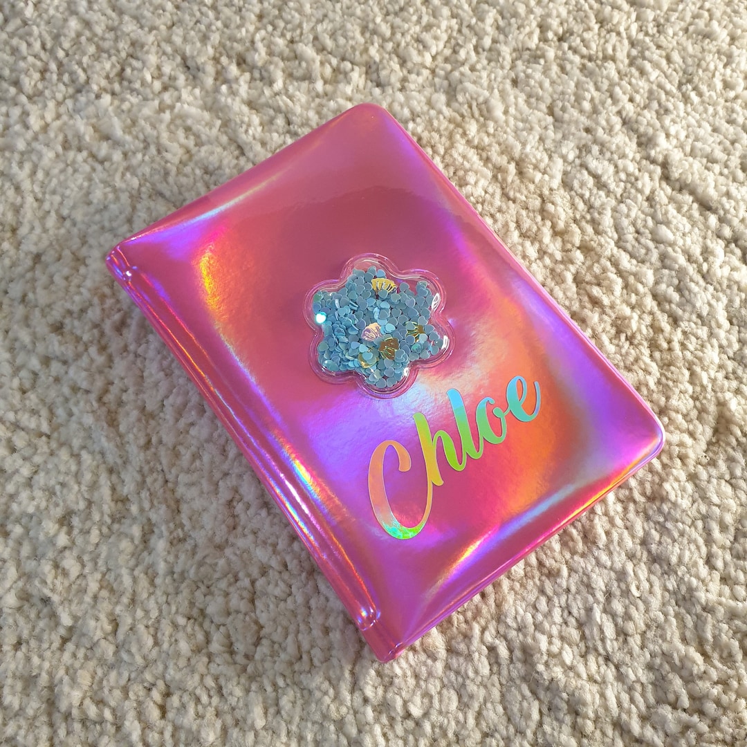 Hot Pink Holographic Children's Agenda With Personalized Name for Class ...