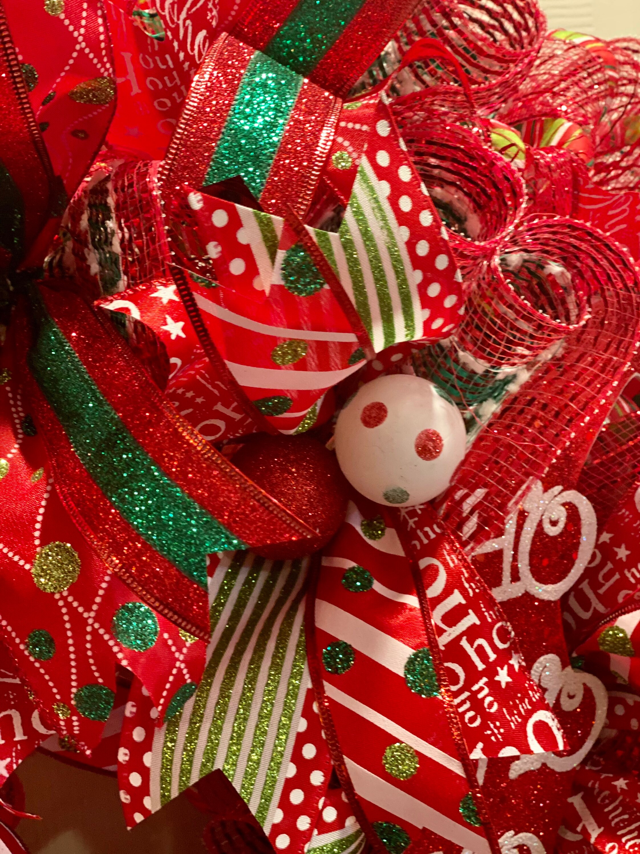 Deco Mesh “ho Ho Ho Santa” - Etsy