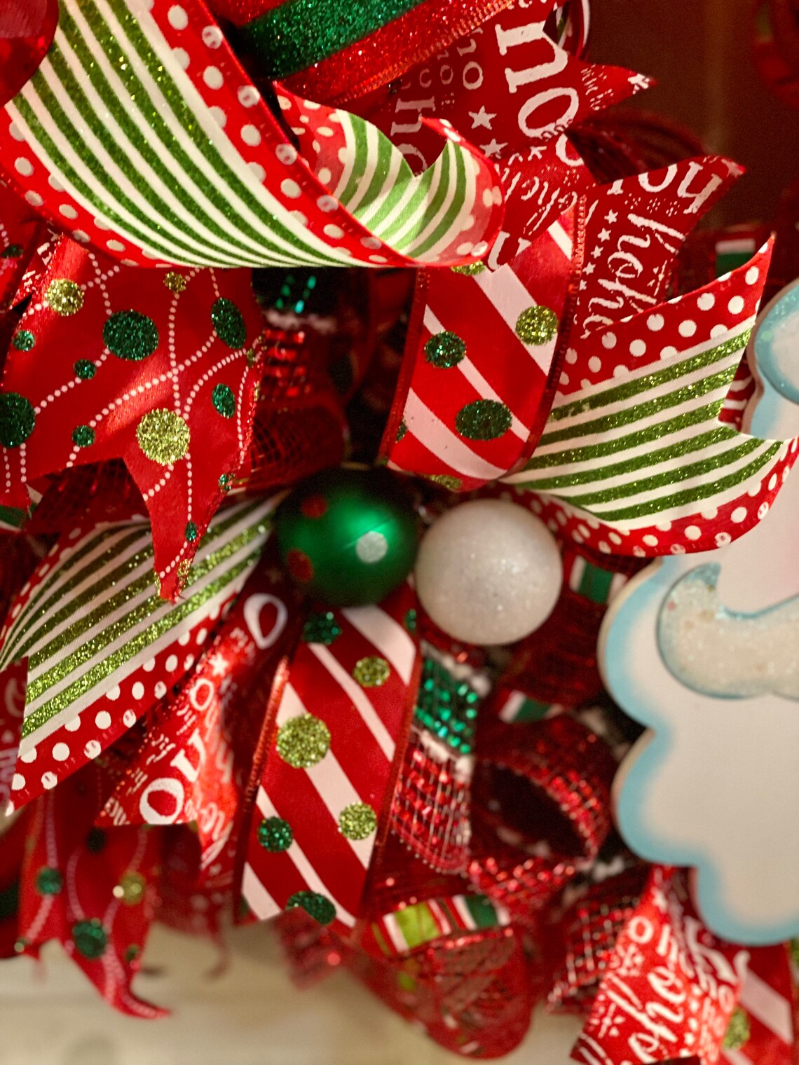 Deco Mesh “ho Ho Ho Santa” - Etsy