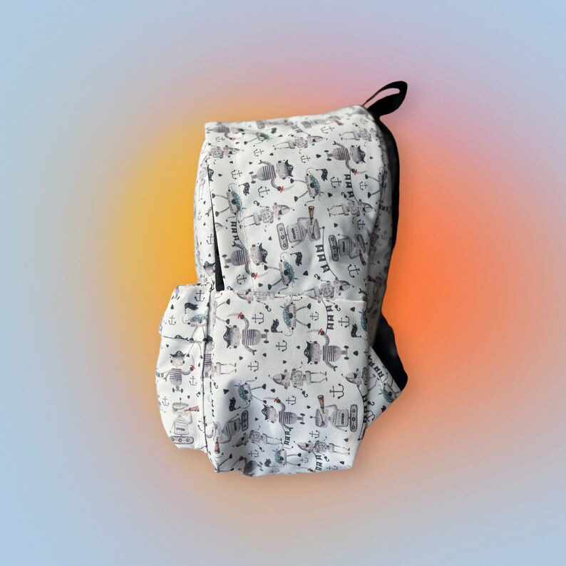 Pirate Robots Backpack, Toddlers Backpack, Top Handle Zippy Backpack ...