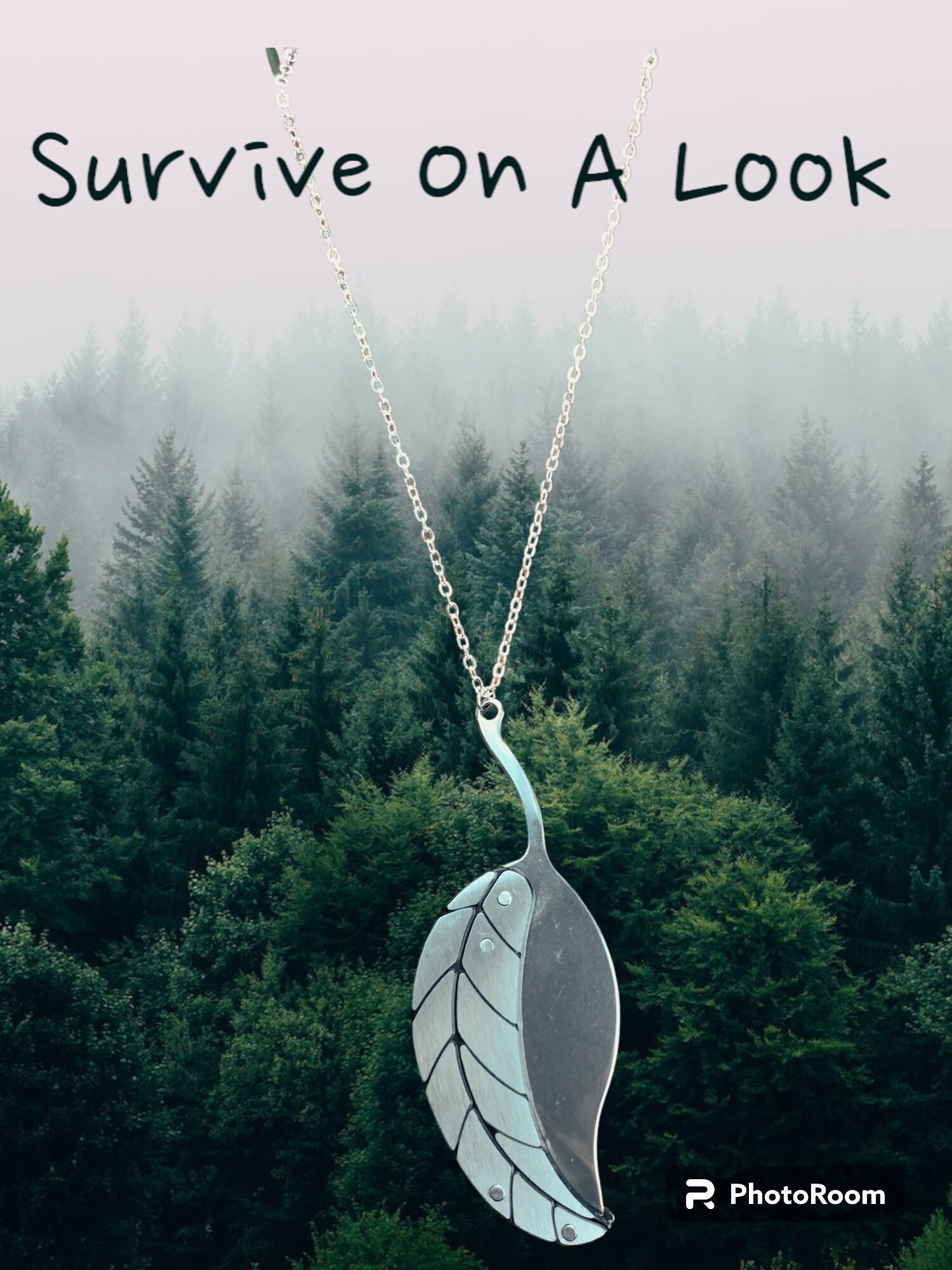 Black/silver Leaf Pendant Tool - Etsy