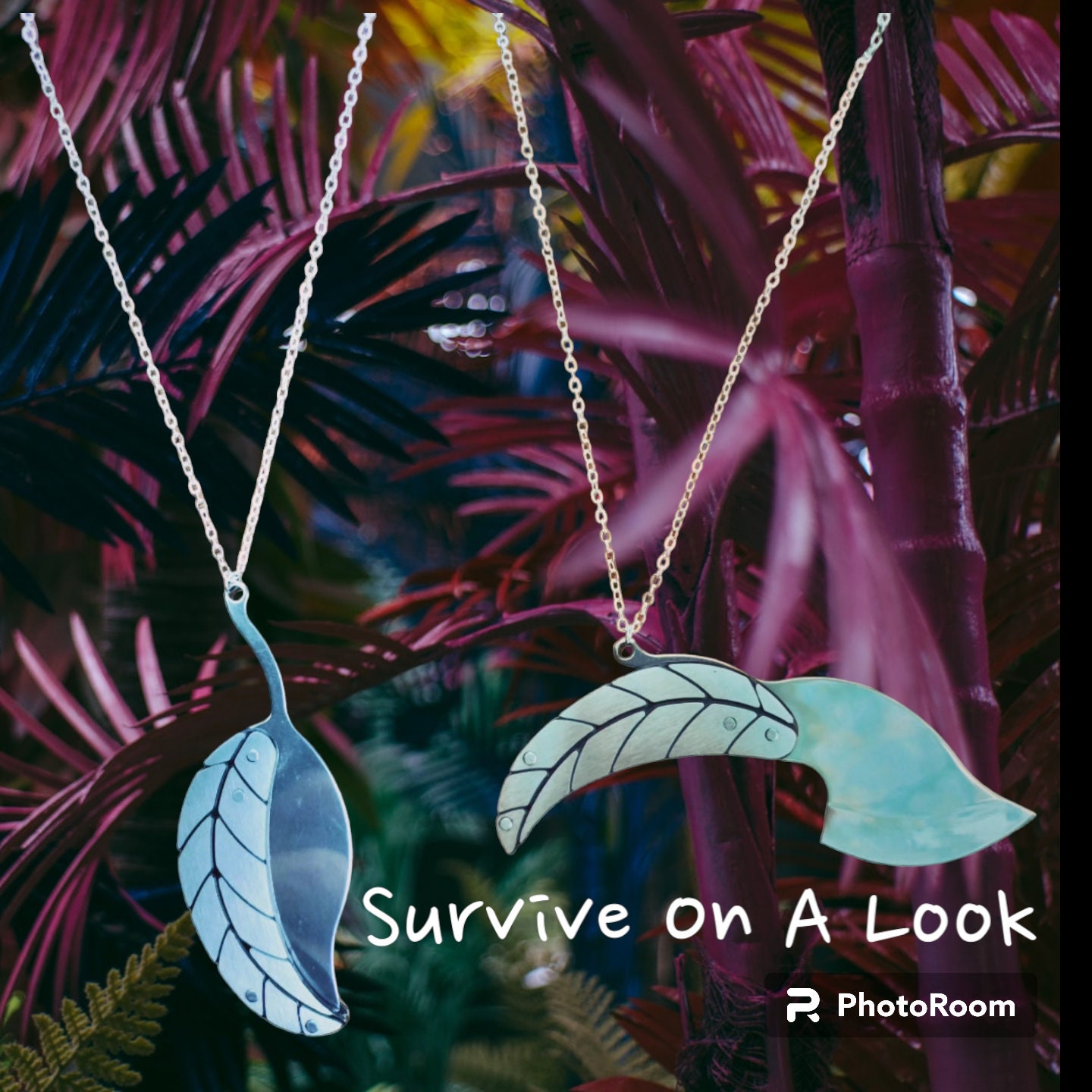 Black/silver Leaf Pendant Tool - Etsy