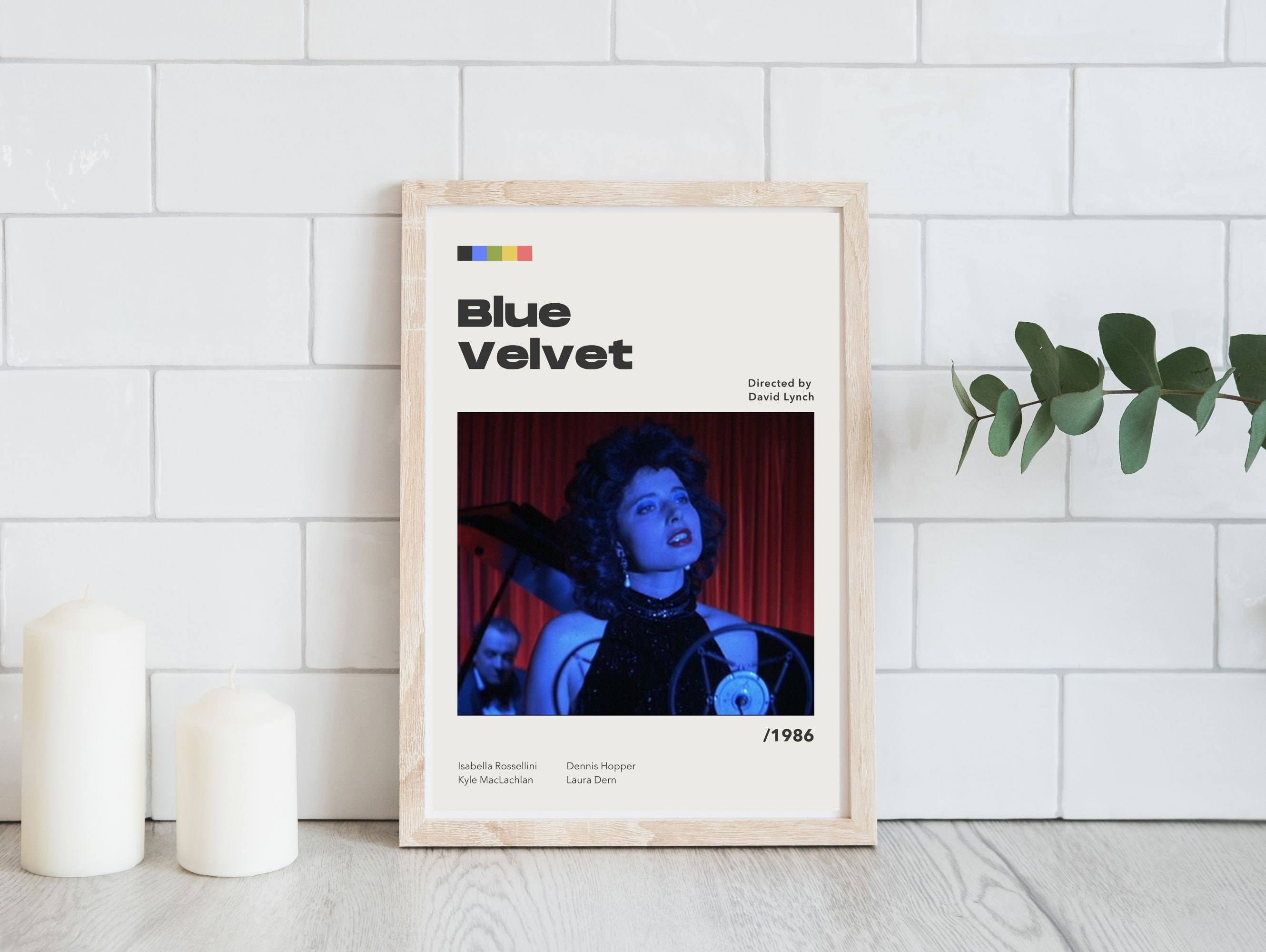 Blue Velvet Poster Digital Download / Vintage Movie Poster / - Etsy