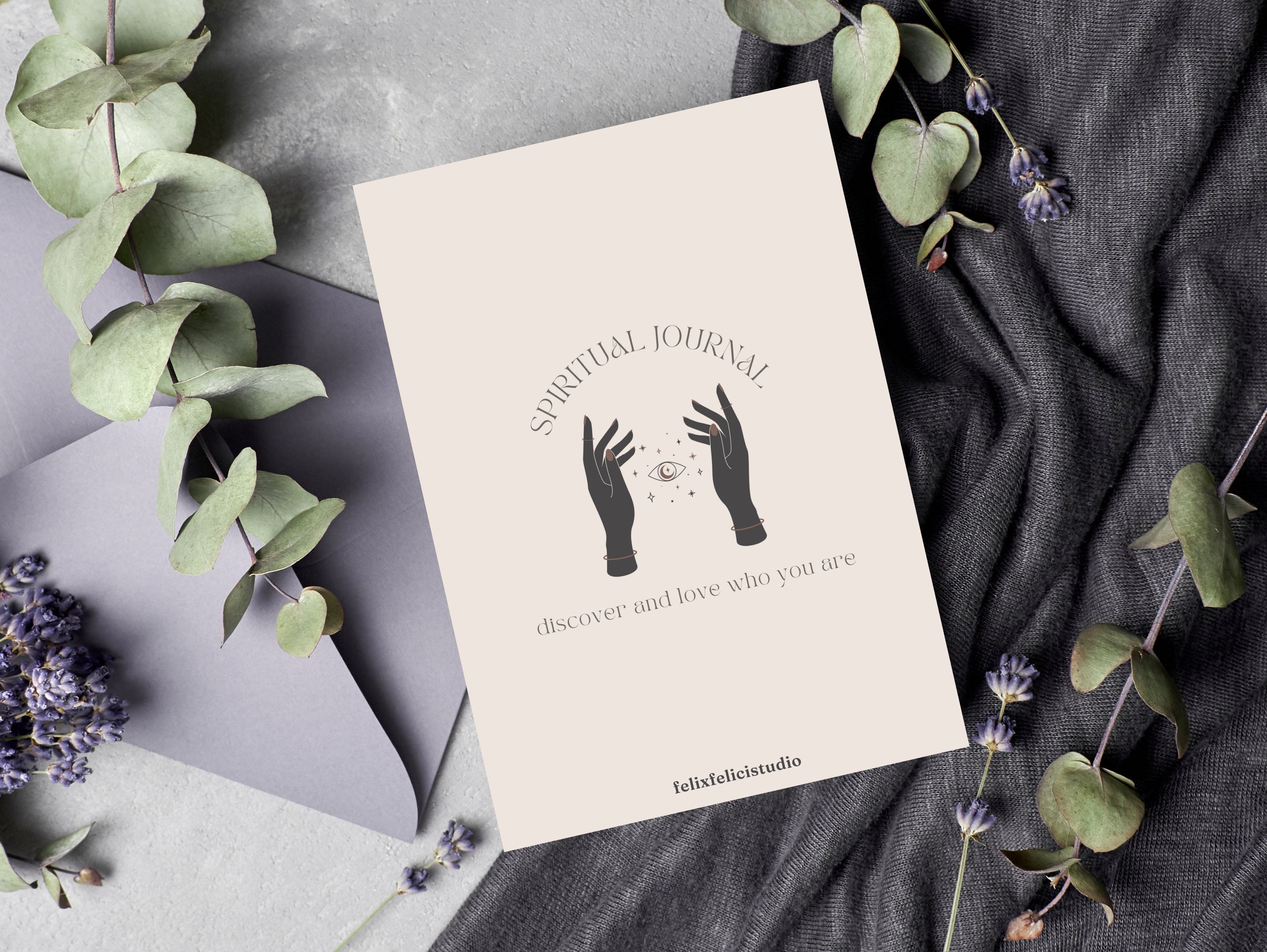 Digital & Printable Spiritual Journal Mindfulness Worksheet Self-care ...