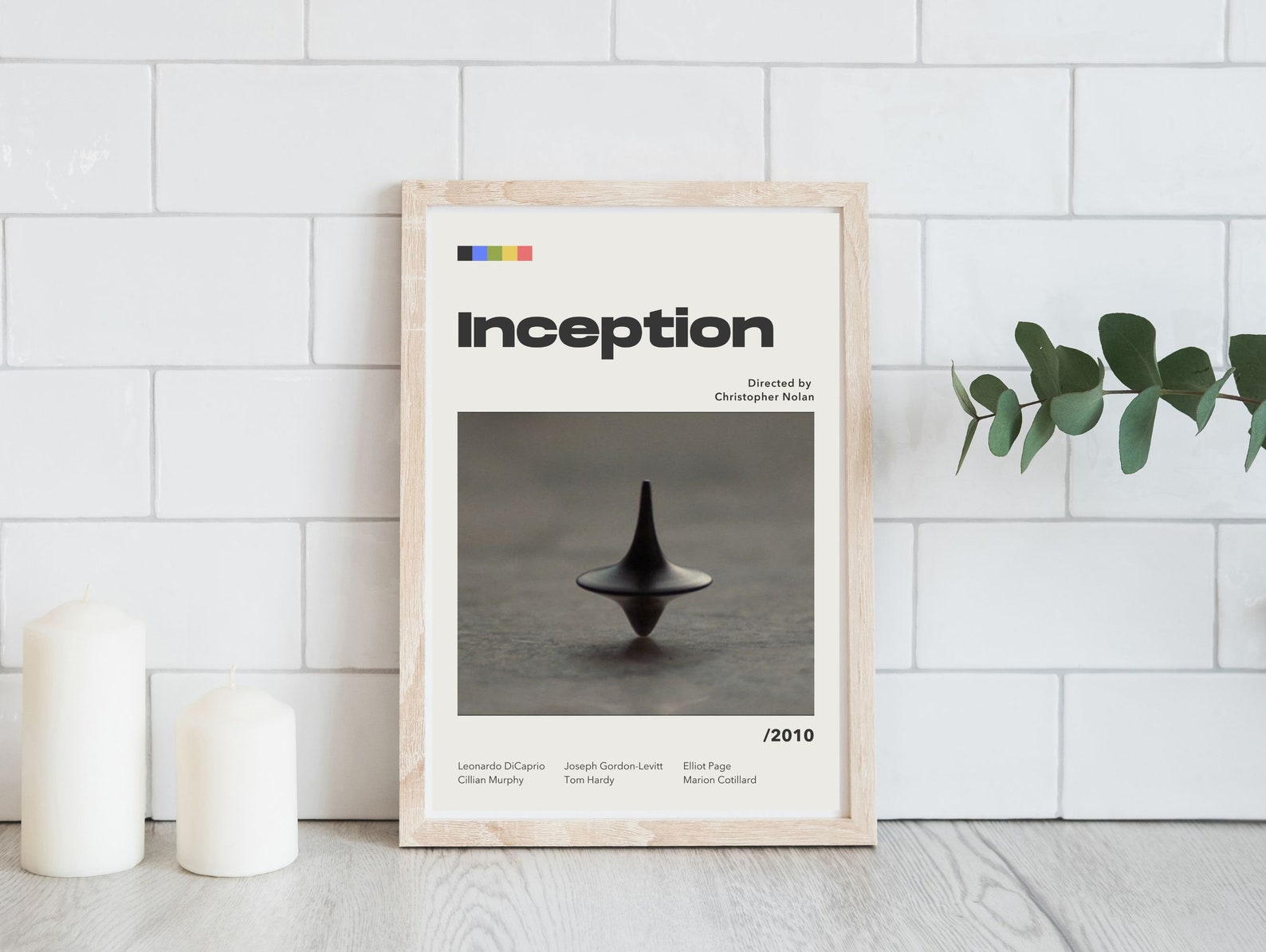 Inception - Poster Digital Download / Vintage Movie Poster / Wall Art ...
