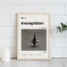 Inception - Poster Digital Download / Vintage Movie Poster / Wall Art ...