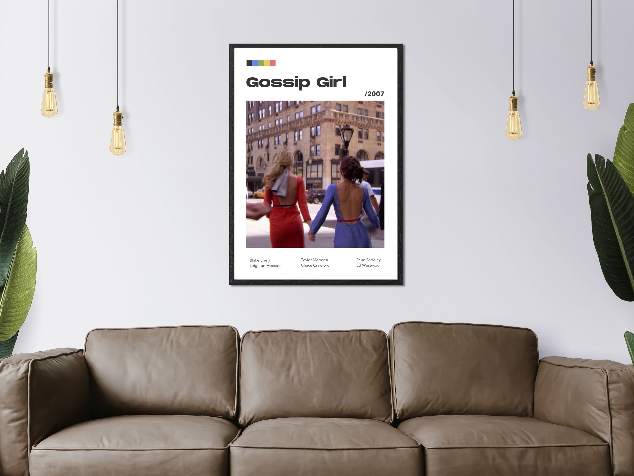 Gossip Girl 12 Posters Digital Download / Vintage TV Show Poster / Wall ...