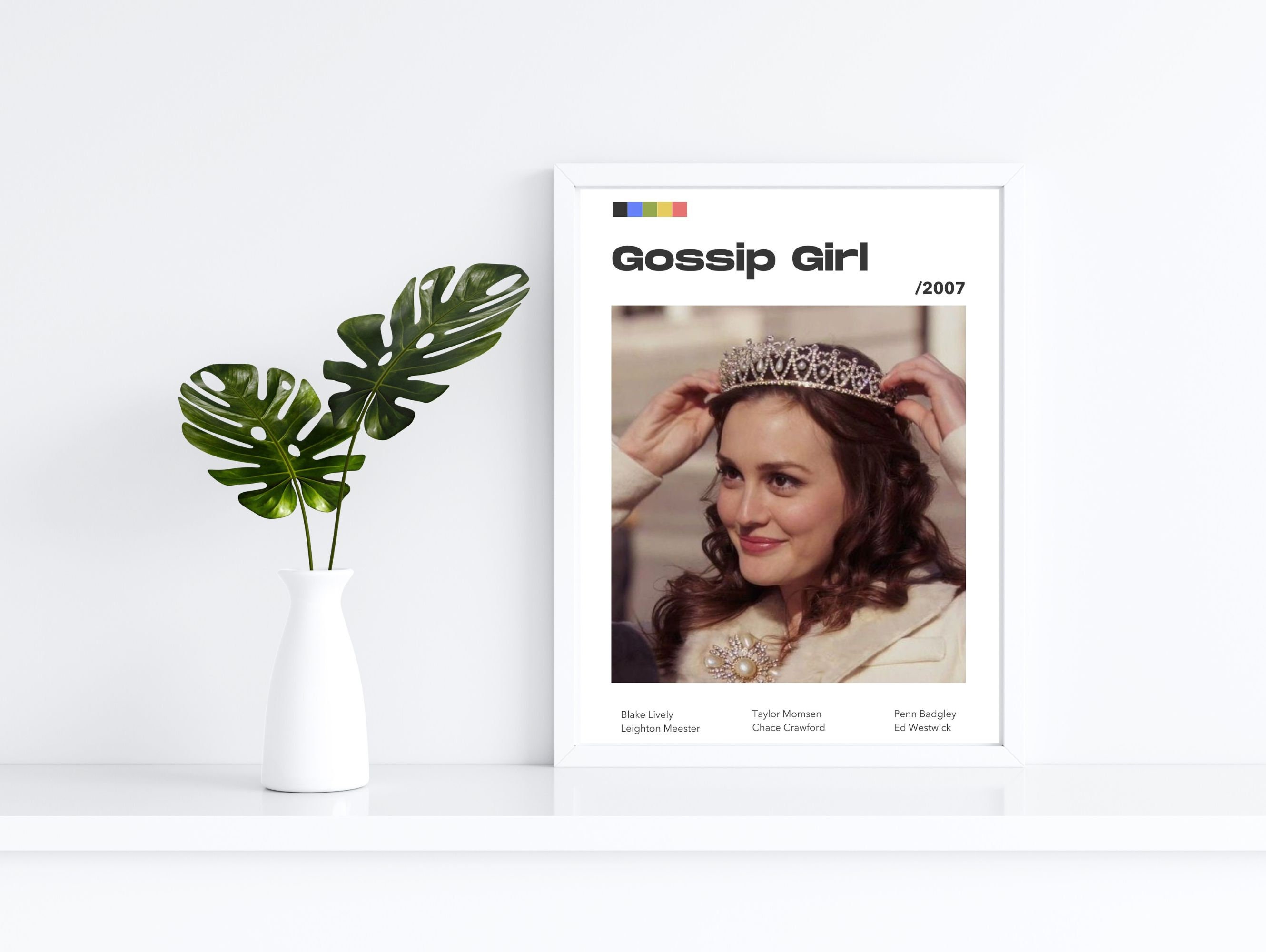 Gossip Girl 12 Posters Digital Download / Vintage TV Show Poster / Wall ...