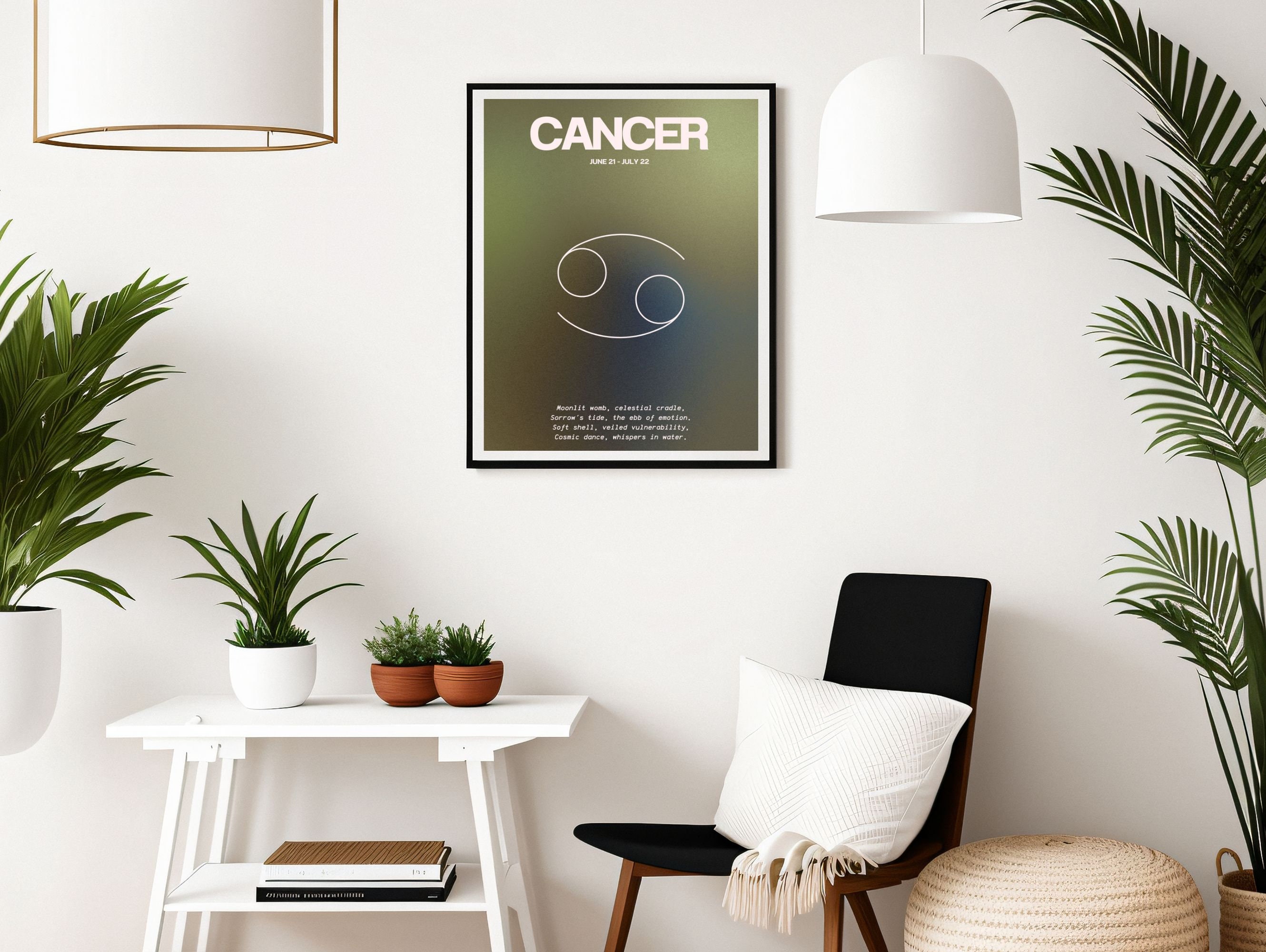 CANCER Poster With a Dedicated Poem Printable Digital Download / Wall ...