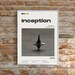 Inception - Poster Digital Download / Vintage Movie Poster / Wall Art ...