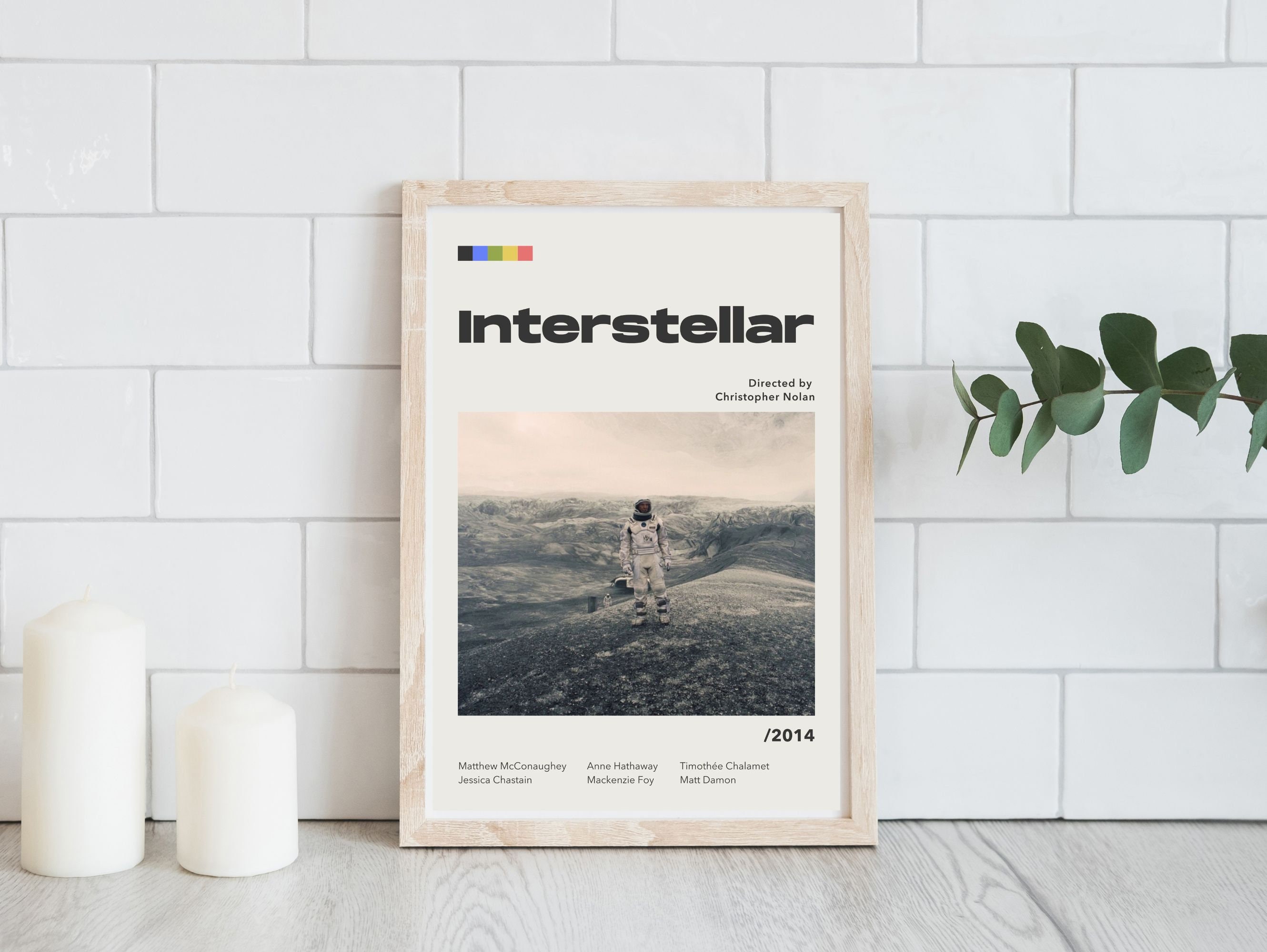 Interstellar Poster Digital Download / Vintage Movie Poster - Etsy