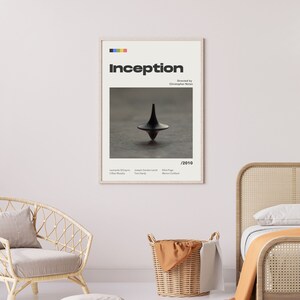 Inception - Poster Digital Download / Vintage Movie Poster / Wall Art ...