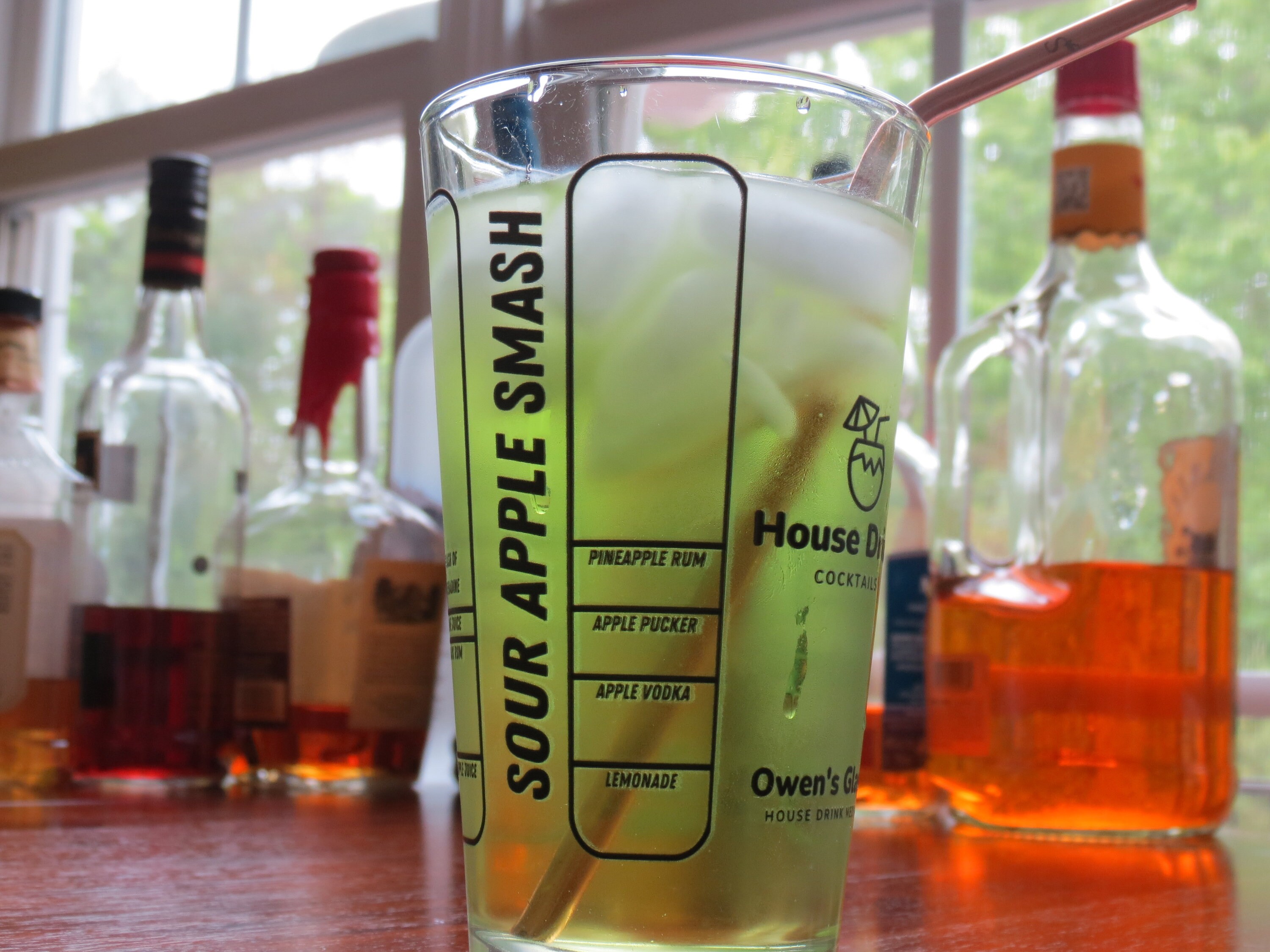 Custom Drink Recipe Glass Four Recipes - Personalize, Pour, Mix, and ...