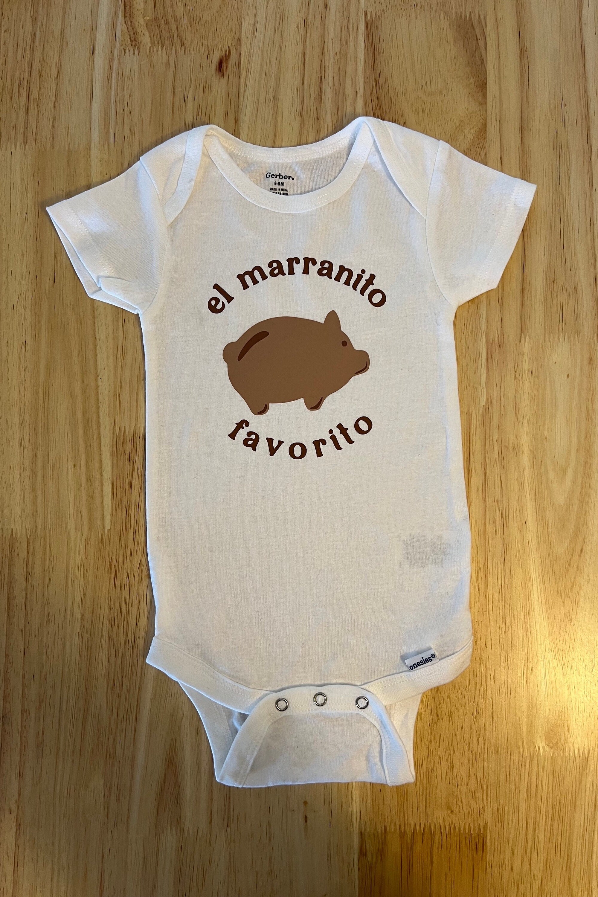El Marranito (cochito) Favorito Baby Bodysuit, Pan Dulce, Orgullo ...