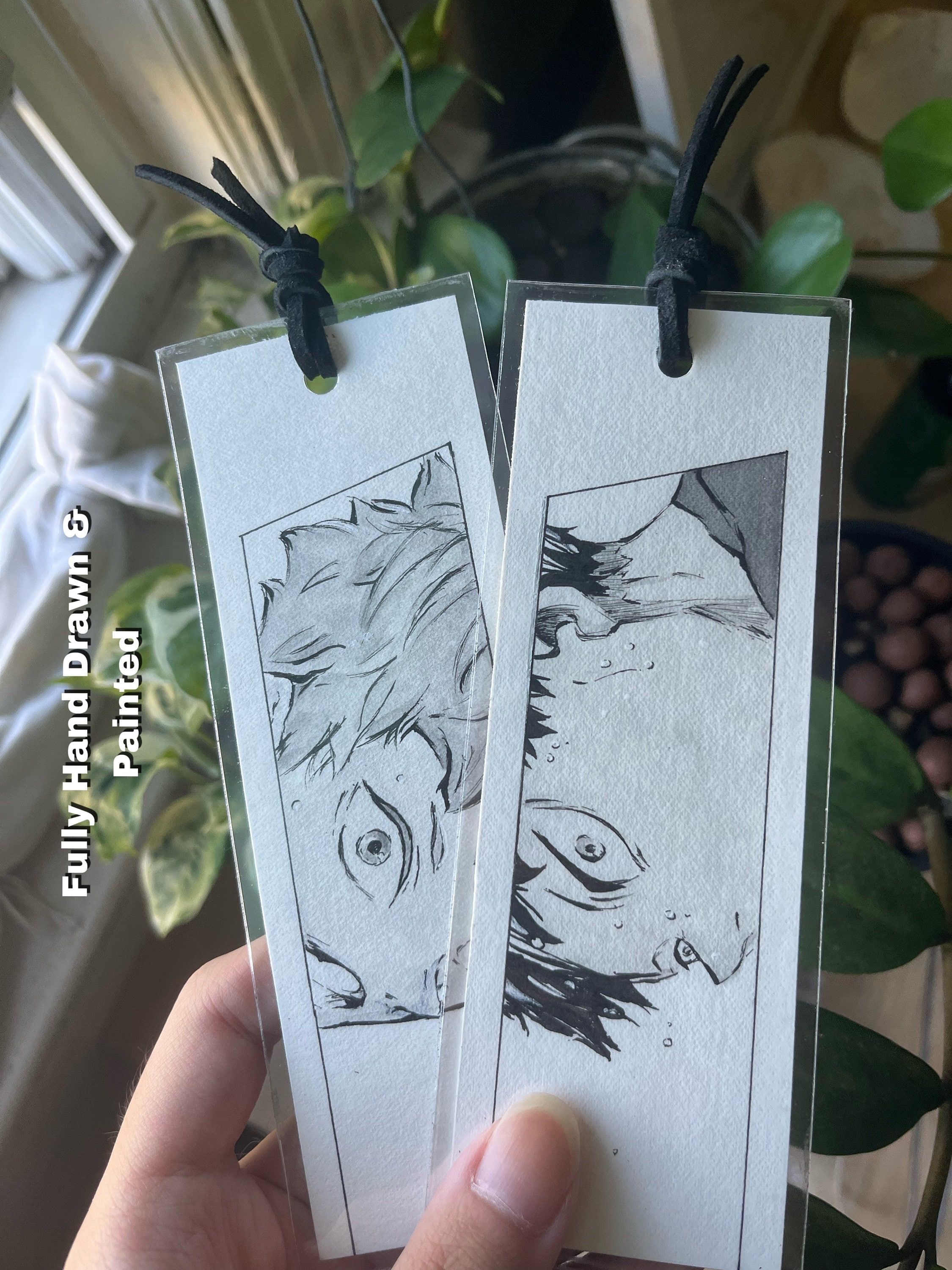 Custom Anime Manga Bookmarks Anime Bookmarks/hand Painted & Hand Made ...