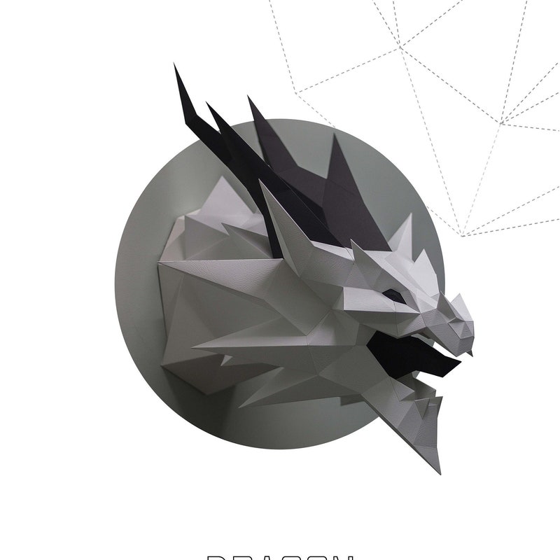 Papercraft Dragon - Etsy