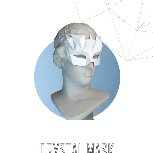 Polygonal Face Cover - Etsy