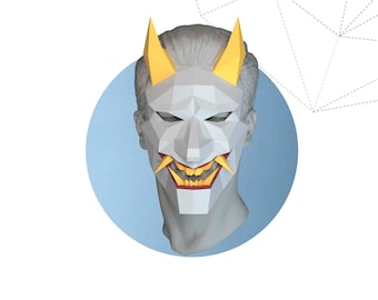 Paper Mask Japanese - Etsy