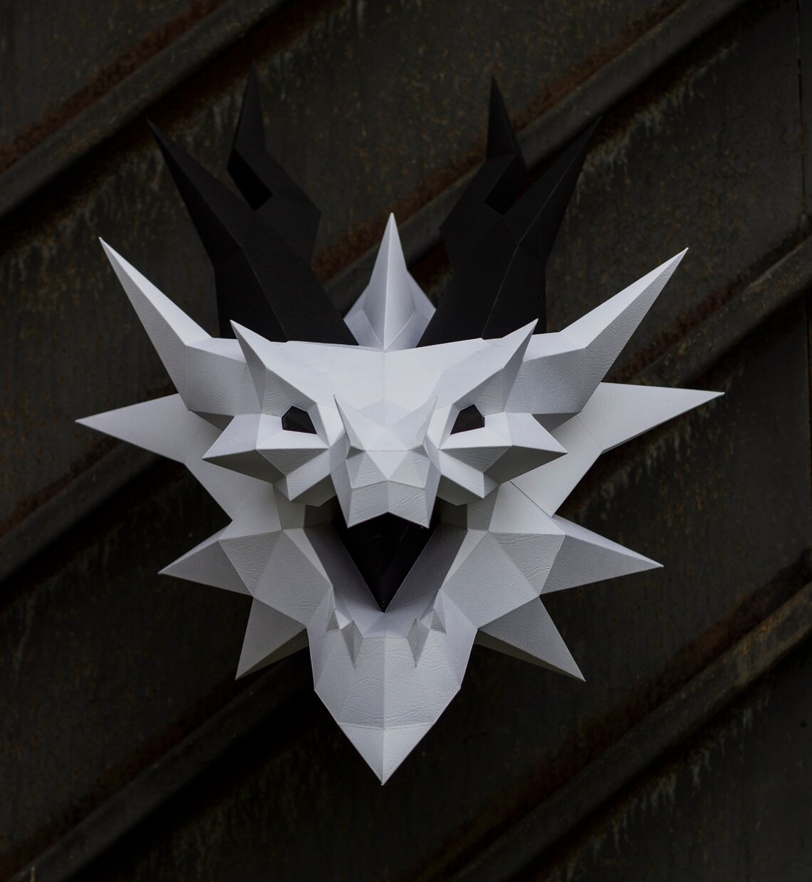 Papercraft 3d DRAGON Sculpture Pepakura Skyrim SMAUG From the - Etsy