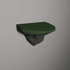 Papercraft 3D UNIVERSAL ROCK for Any Animal Low Poly Paper Sculpture ...