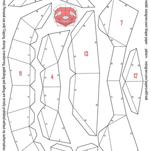 Papercraft 3D SLOTH in SUIT Pepakura Low Poly Paper Monkey Sculpture ...