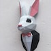 Papercraft 3D RABBIT BUNNY in SUIT Pepakura Low Poly Paper Sculpture ...