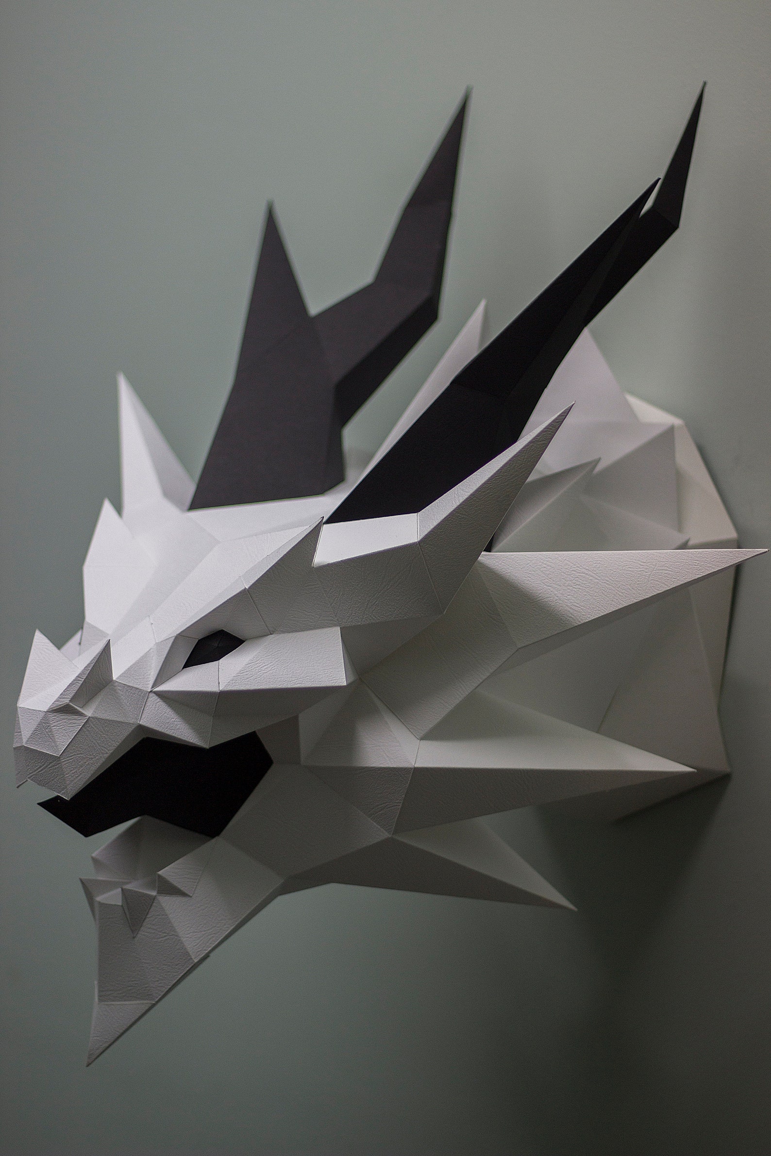 Papercraft 3d DRAGON Sculpture Pepakura Skyrim SMAUG From the - Etsy