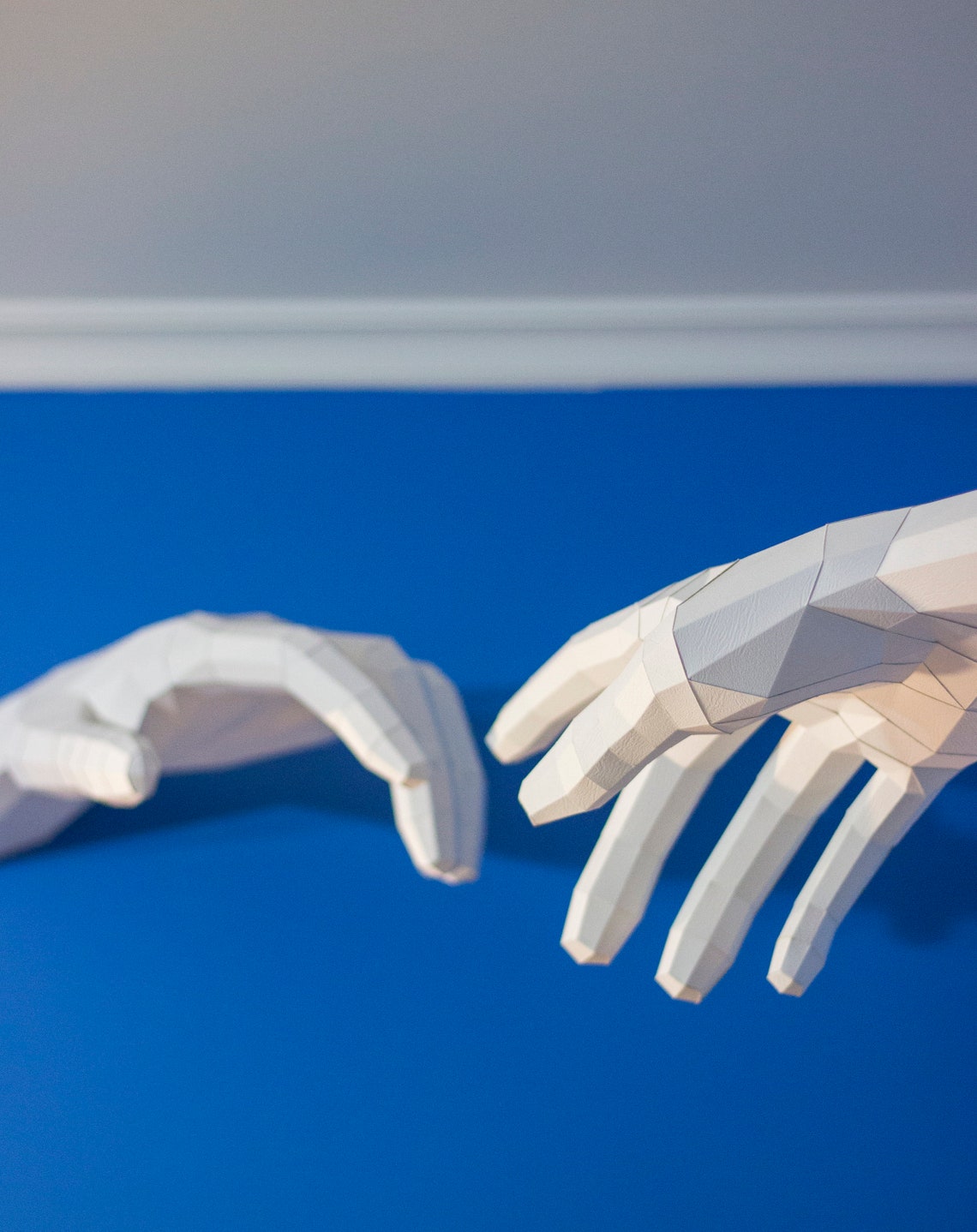 Papercraft 3D the CREATION of ADAM HANDS Pepakura Paper - Etsy