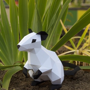 Papercraft 3d RAT MOUSE #1 Low Poly Paper Sculpture Diy Gift Decor Kids ...