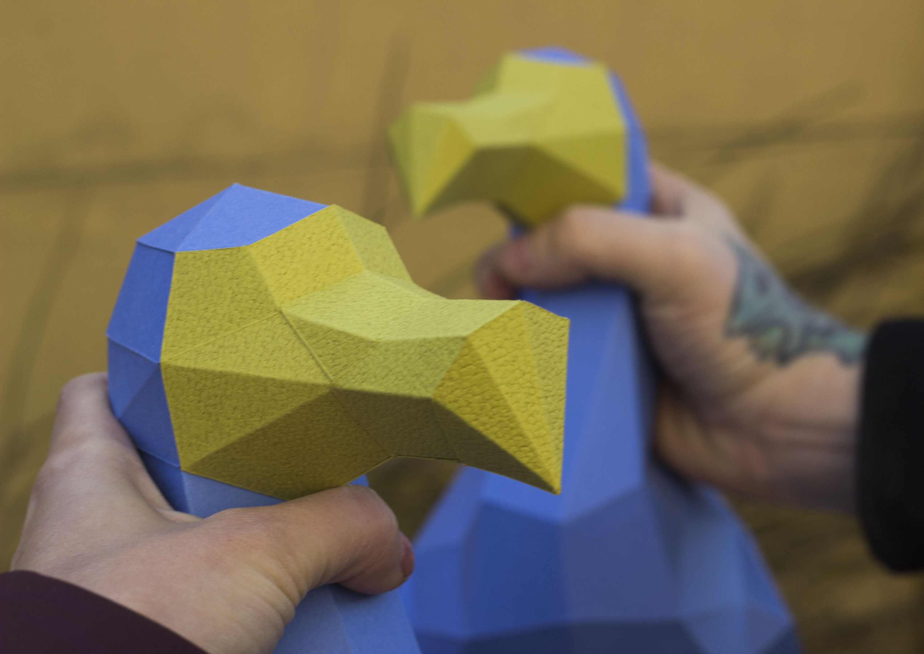 Papercraft 3D TWO DODO BIRDS Pepakura Pdf Template Low - Etsy