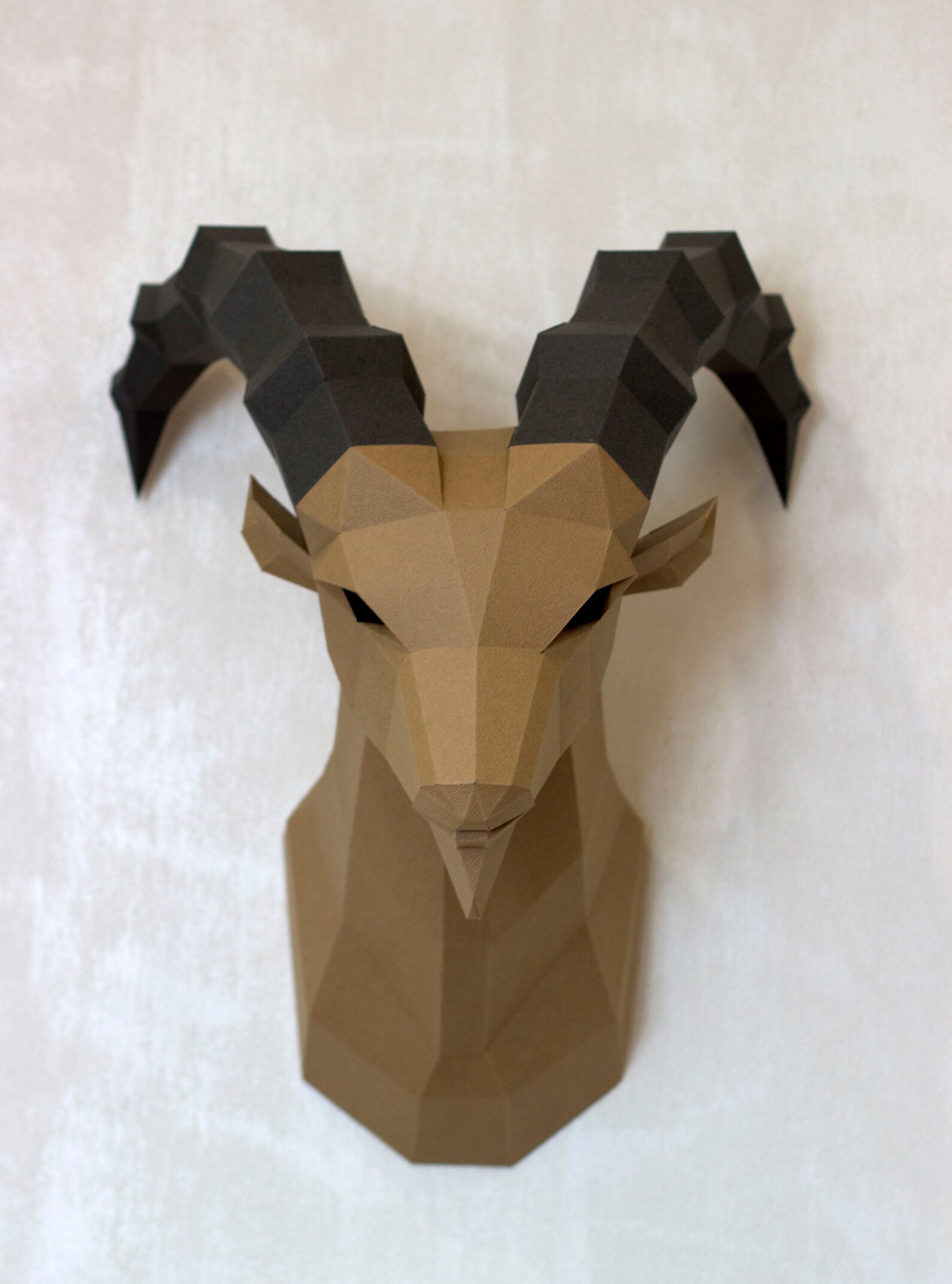 Papercraft 3D CAPRICORN RAM GOAT Pepakura Creatures Paperfreak - Etsy