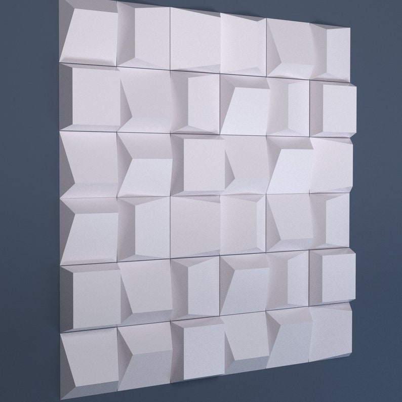 Papercraft 3D INSTALLATION SQUARES 3 Version Templates - Etsy