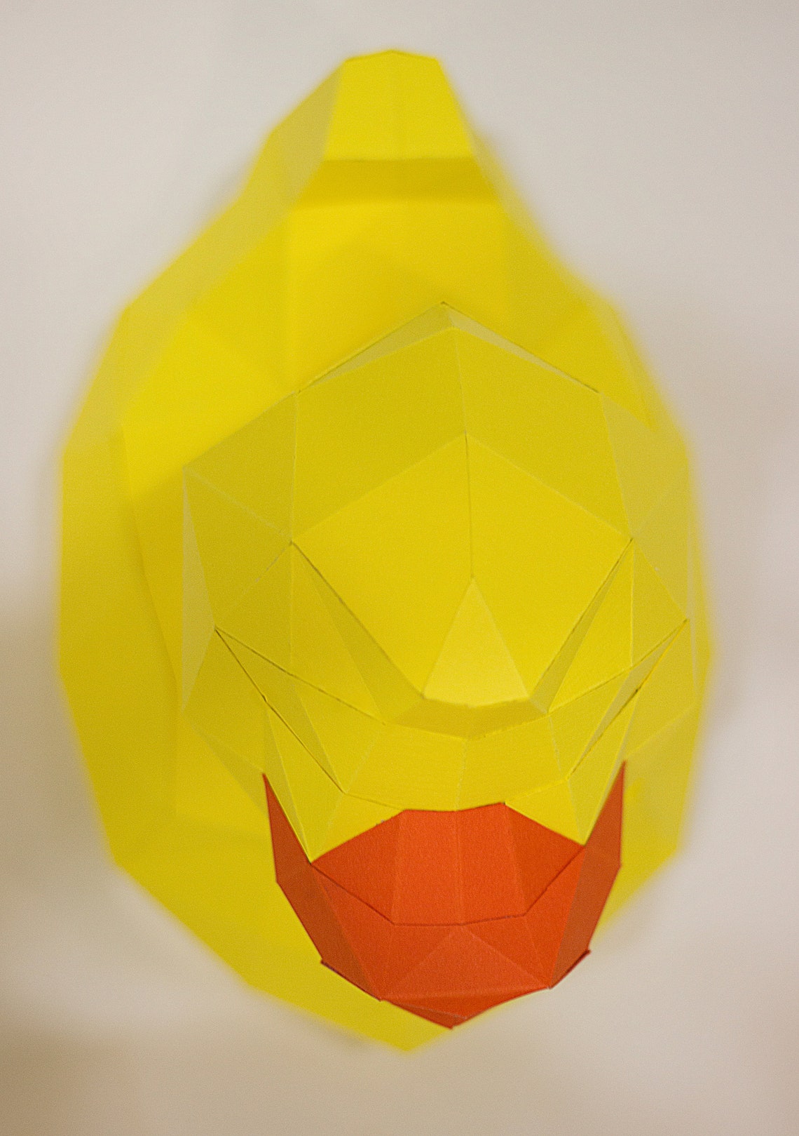 Papercraft 3D DUCK TOY Low Poly Paper Sculpture DIY Gift Decor | Etsy