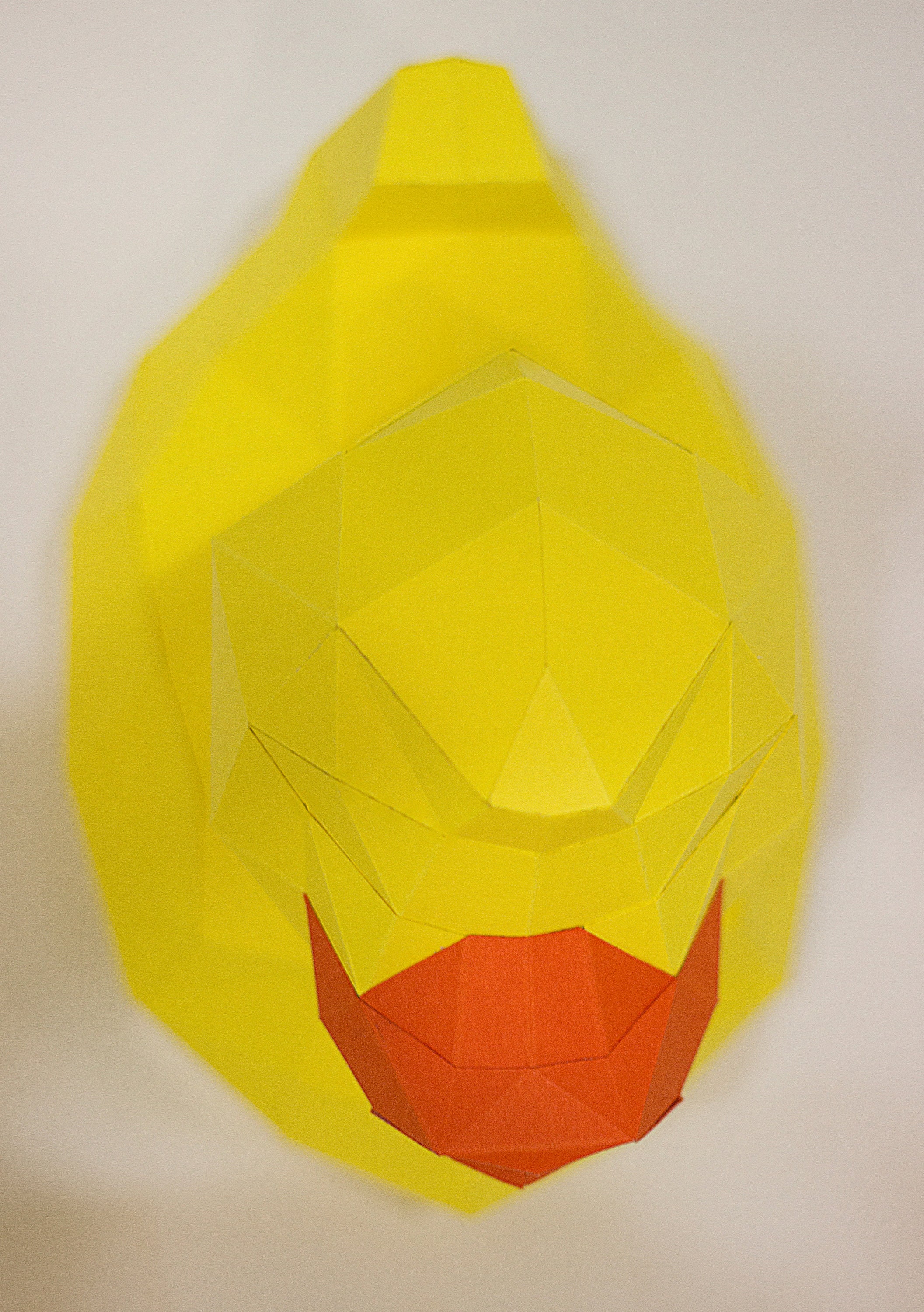 Papercraft 3D DUCK TOY Low Poly Paper Sculpture DIY Gift Decor - Etsy