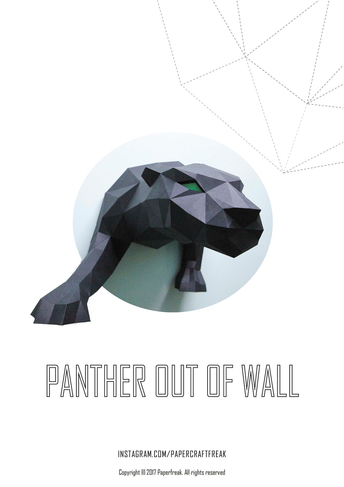 Papercraft 3D BLACK PANTHER Pack 3 in 1 Head LION Wild Cat or - Etsy
