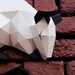 Papercraft 3d RAT MOUSE SET Low Poly Paper Sculpture Diy Gift Decor ...